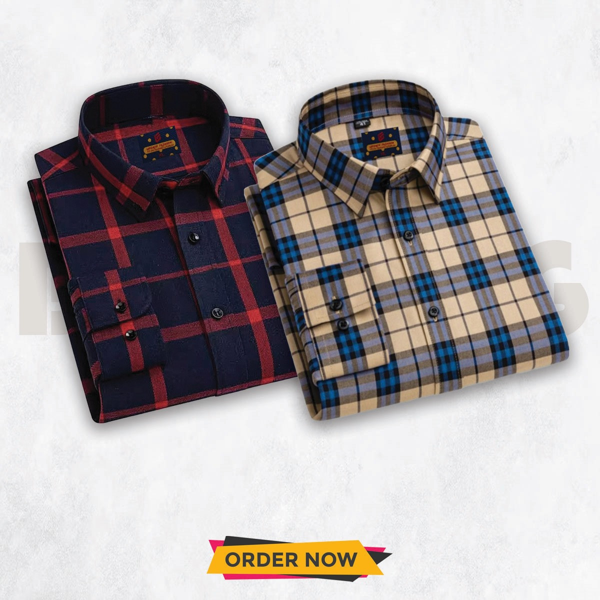 Men's Full Sleeve Check Shirt || 1210